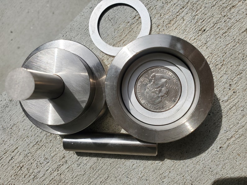 Coin Ring Punch 1/2 Coin Ring Tools Center Punch That - Etsy