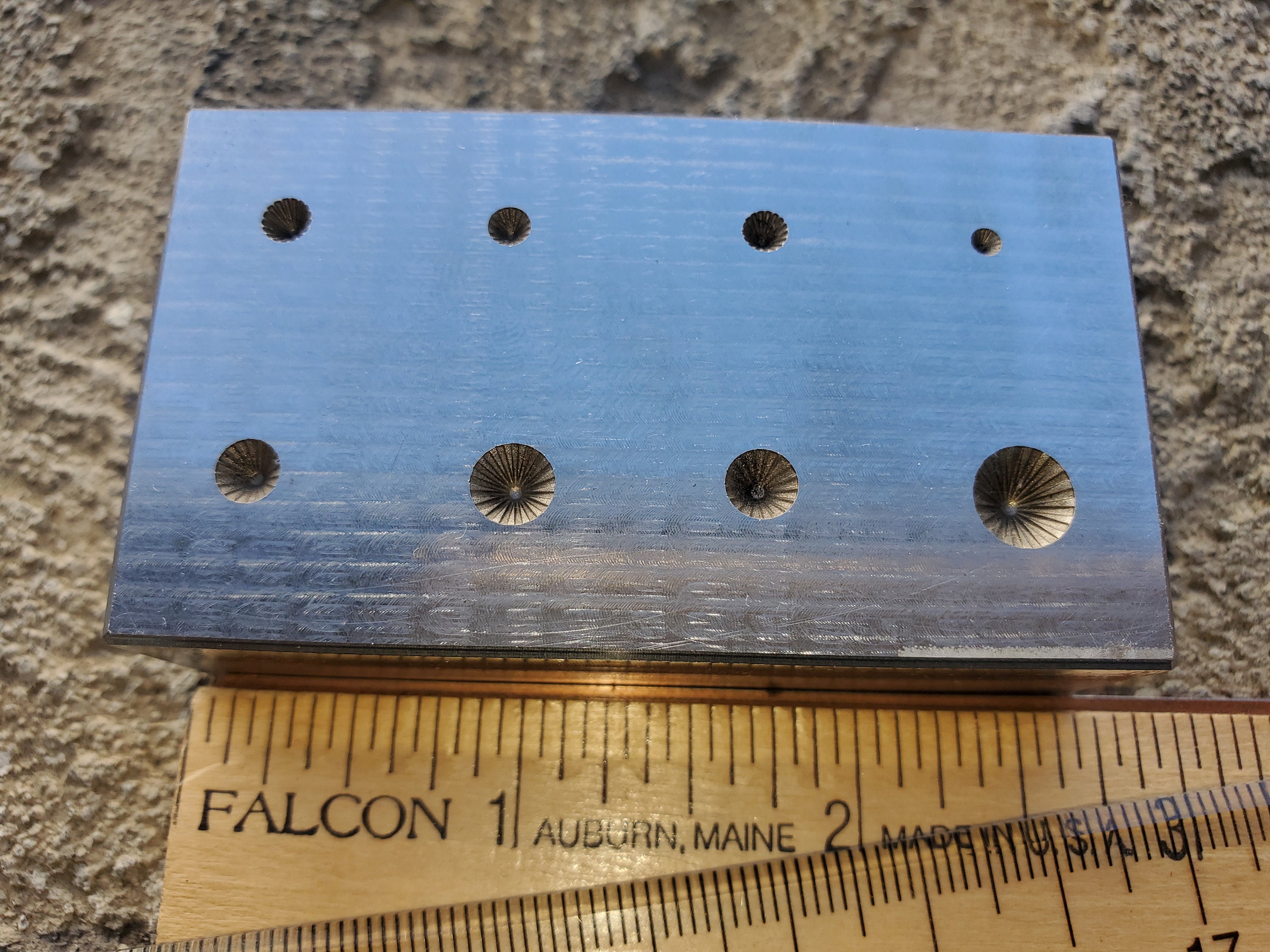 SHOT PLATE! Money! Jewelry Making! 8 Hole Impression Die - Embossing ...