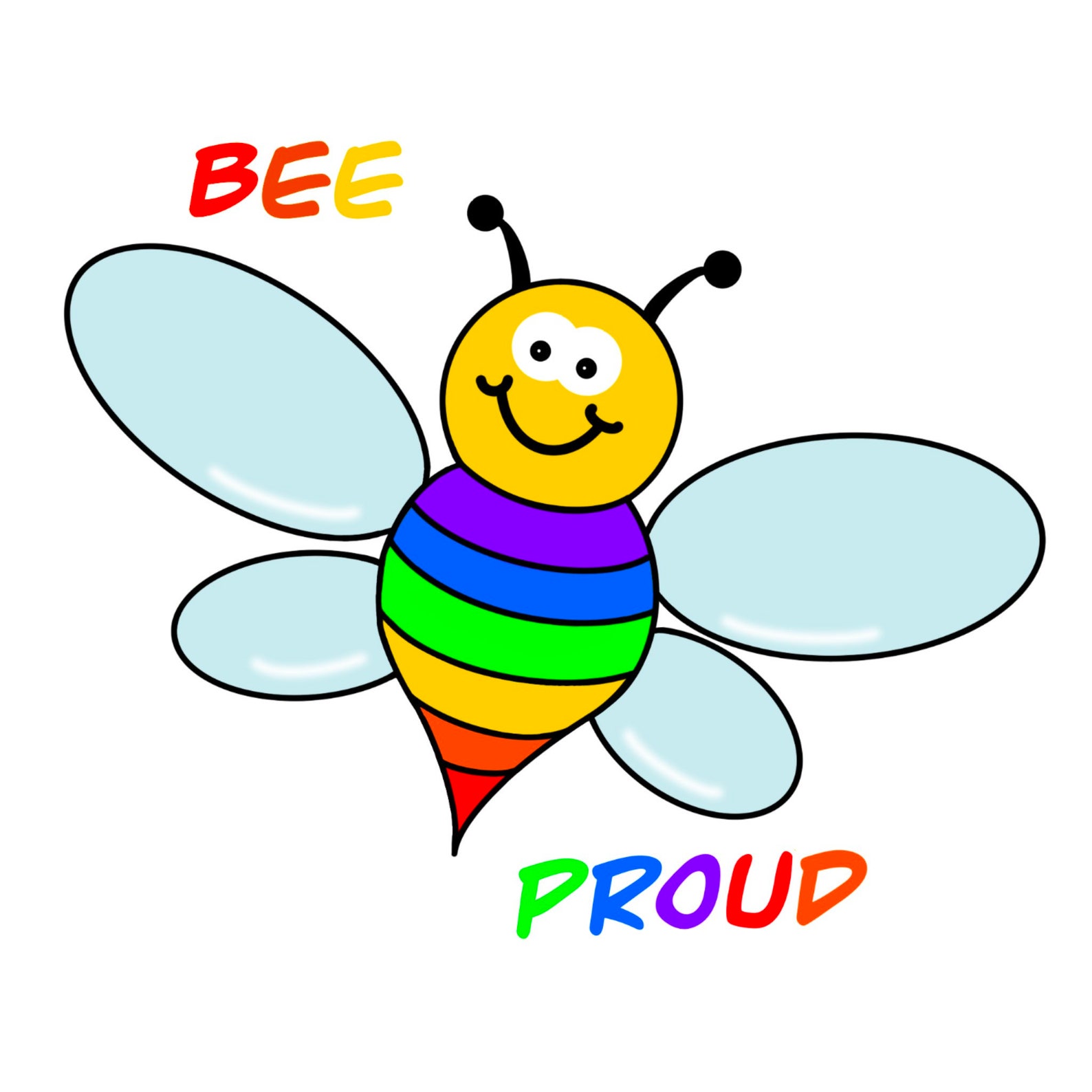 Bumblebee Sticker Bee Proud Gay Pride Sticker - Etsy 日本