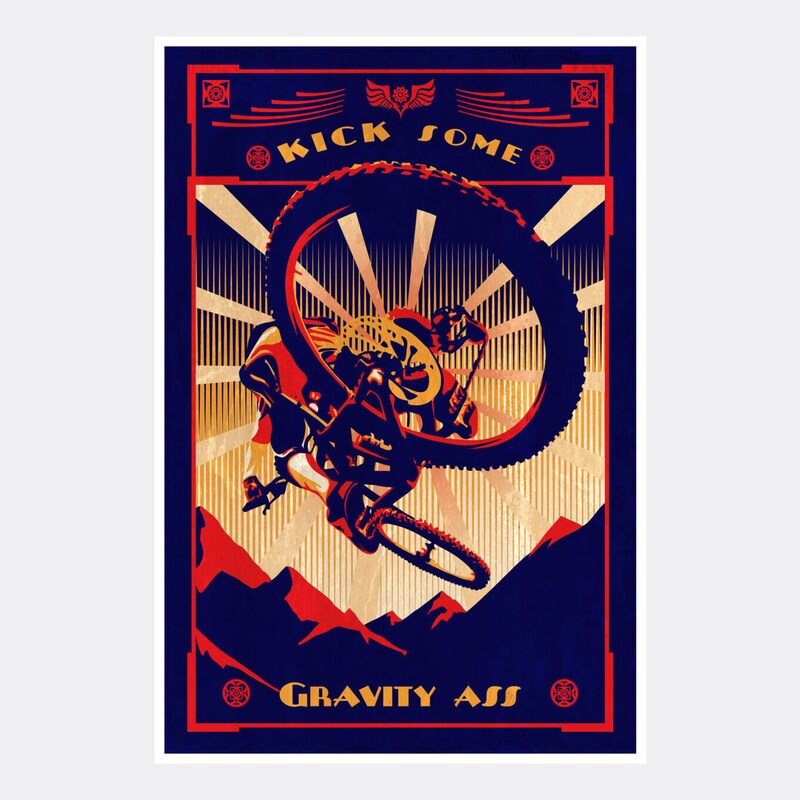 Downhill Mtb Posters - Etsy