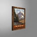 Vail Colorado Springtime Mountains Giclee Art Print Poster From Travel ...