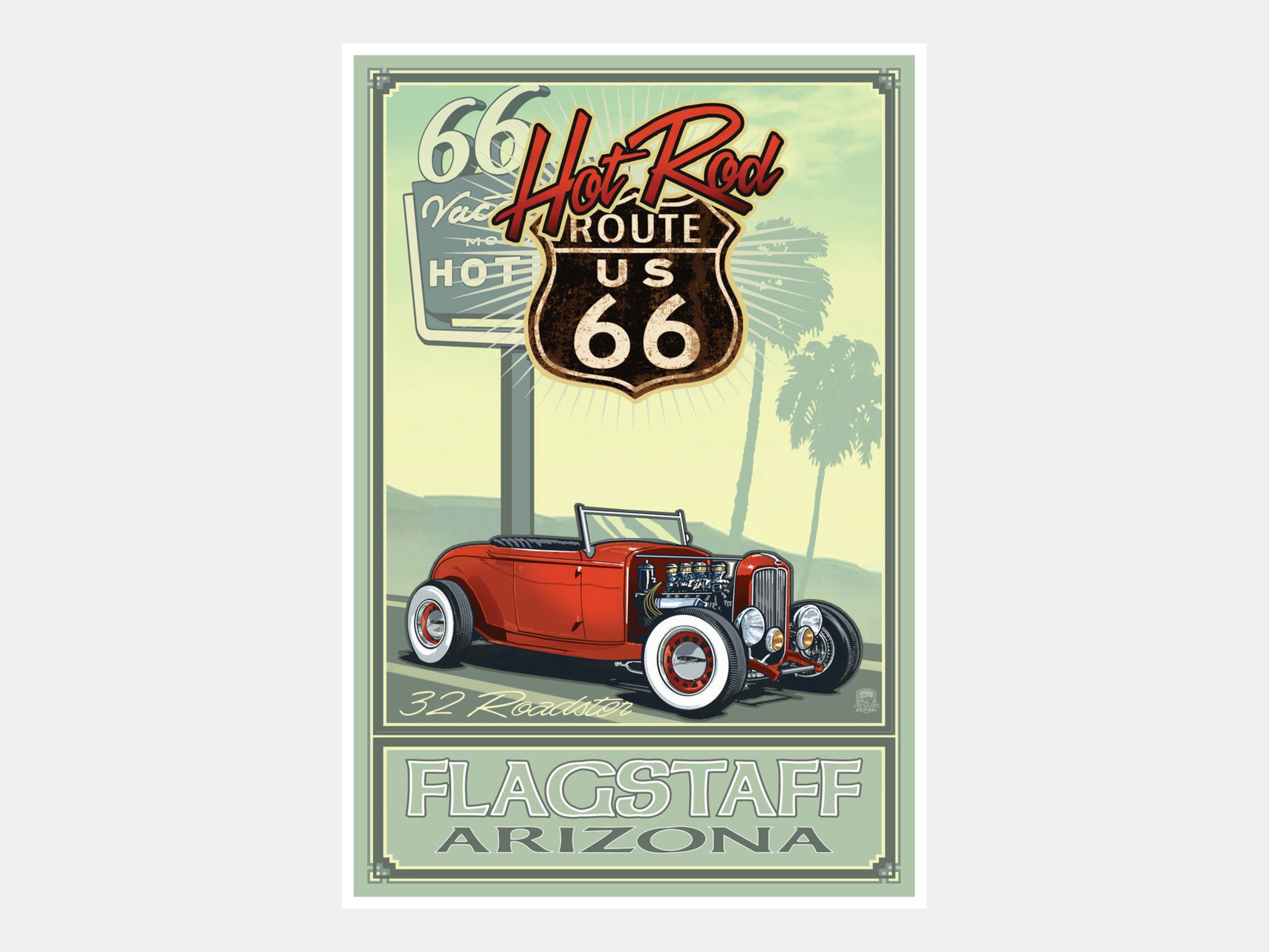 Flagstaff Arizona Giclee Art Print Poster from Original Travel | Etsy