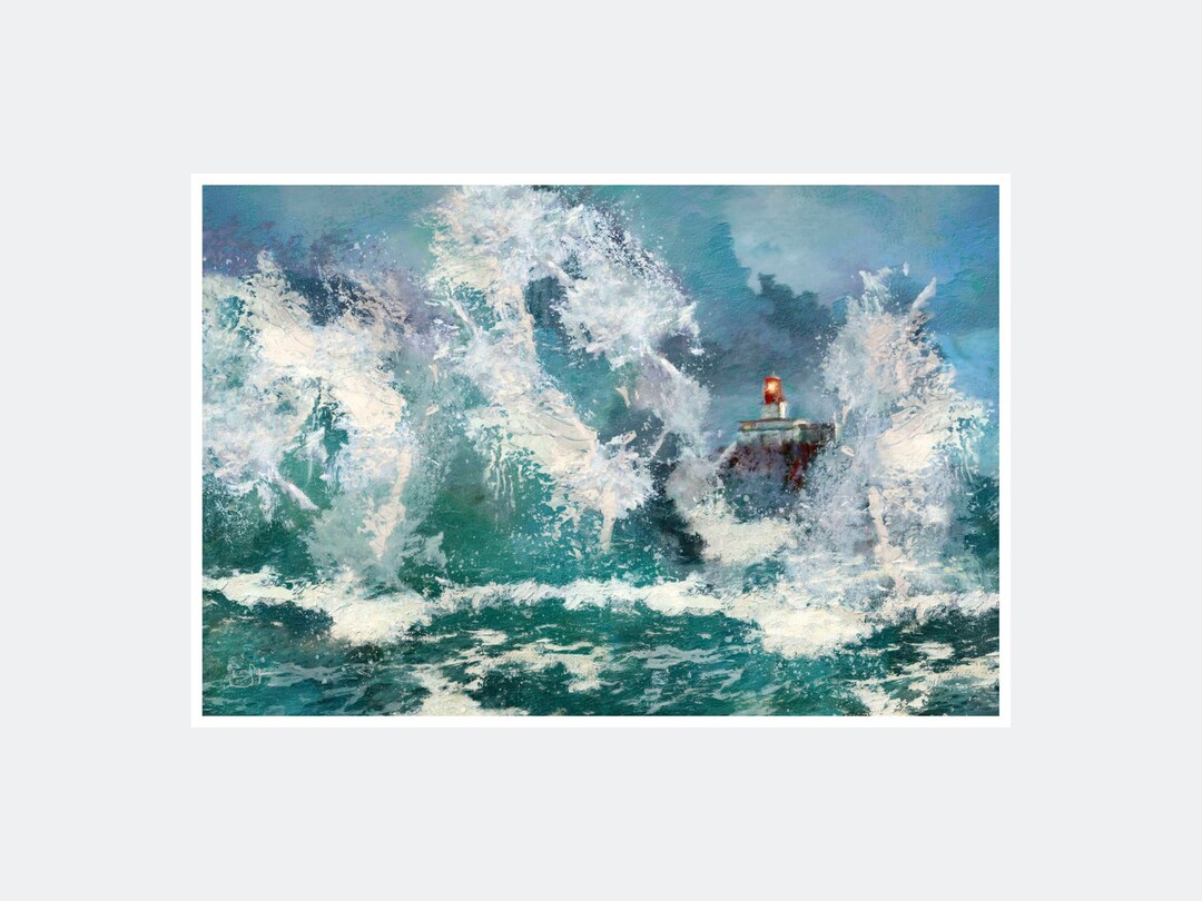 Terrible Tilly (tillamook Rock Lighthouse, Oregon) Giclee Art Print ...