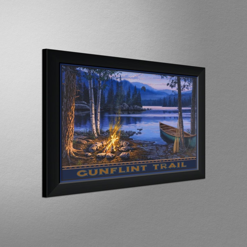 Gunflint Trail Minnesota Giclee Art Print Poster From - Etsy