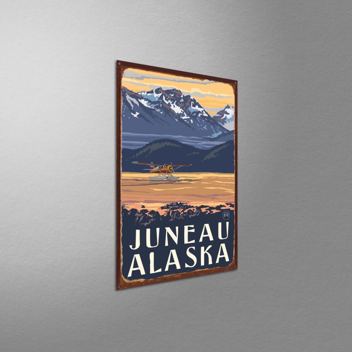 Juneau Alaska Float Plane Giclee Art Print Poster from | Etsy
