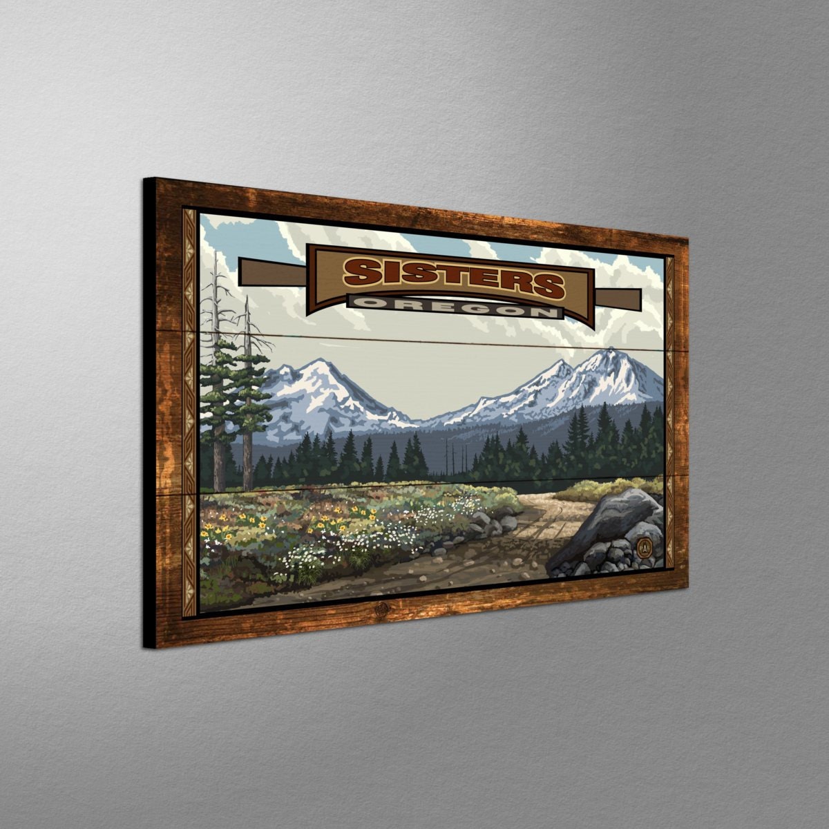 Sisters Oregon Three Sisters Giclee Art Print Poster from | Etsy