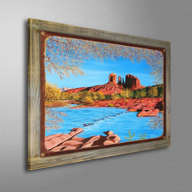Cathedral Rock Sedona Arizona Giclee Art Print Poster From - Etsy