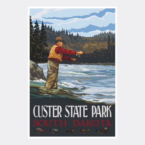 Custer State Park Poster - Etsy