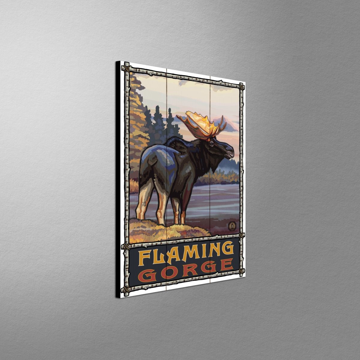 Flaming Gorge National Recreation Area Moose Giclee Art Print - Etsy