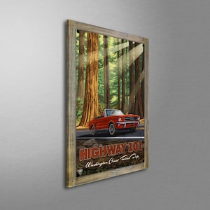 Highway 101 Washington Coast Road Trip Giclee Art Print Poster From ...