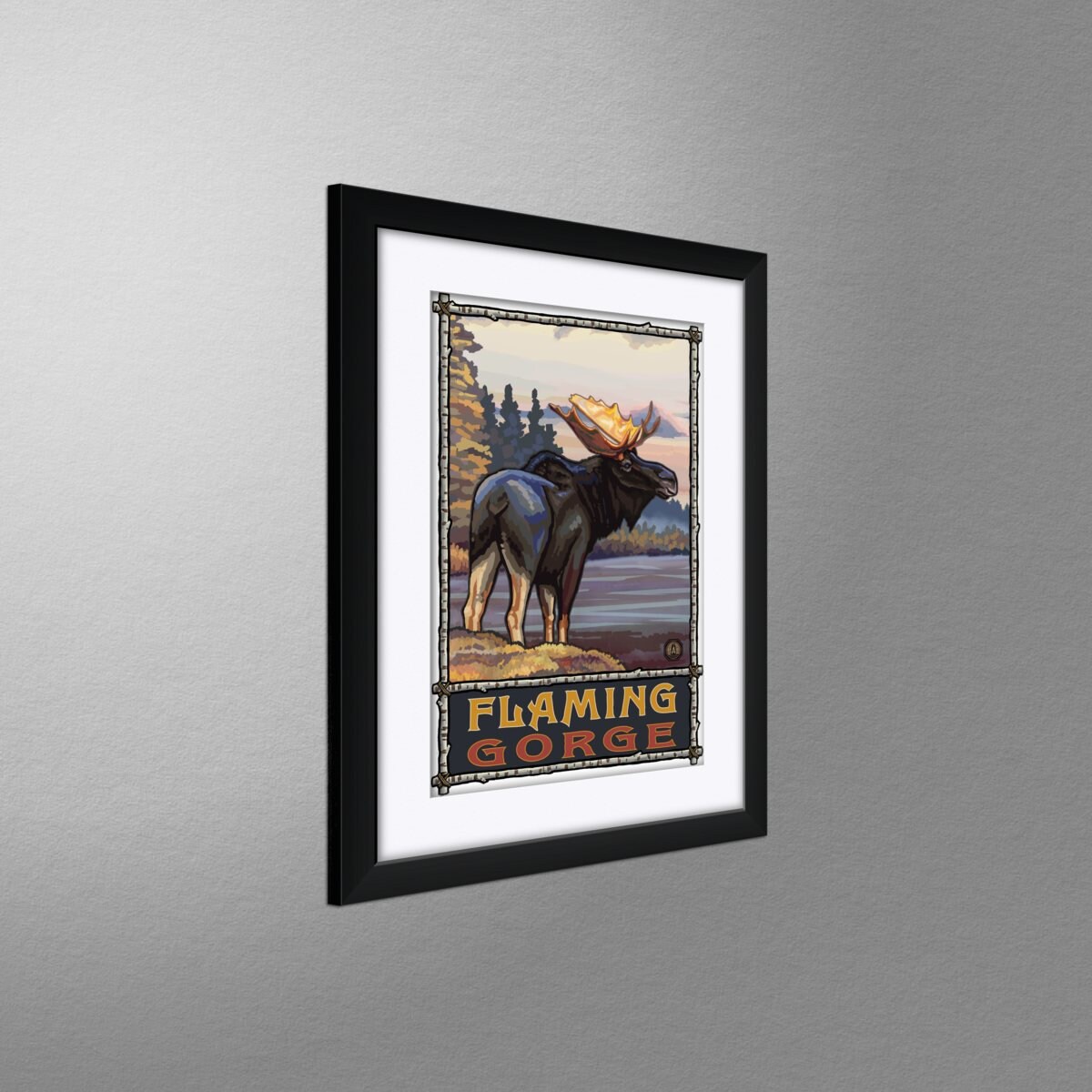 Flaming Gorge National Recreation Area Moose Giclee Art Print - Etsy