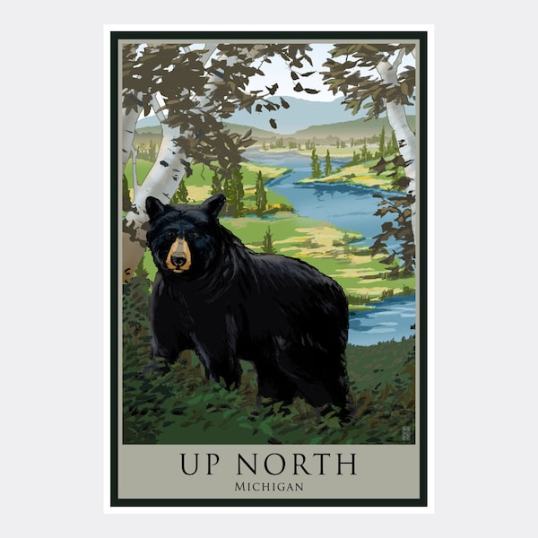 Up North Michigan Wall Art - Etsy