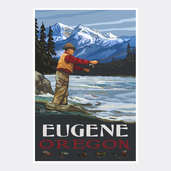 Eugene Oregon Art - Etsy