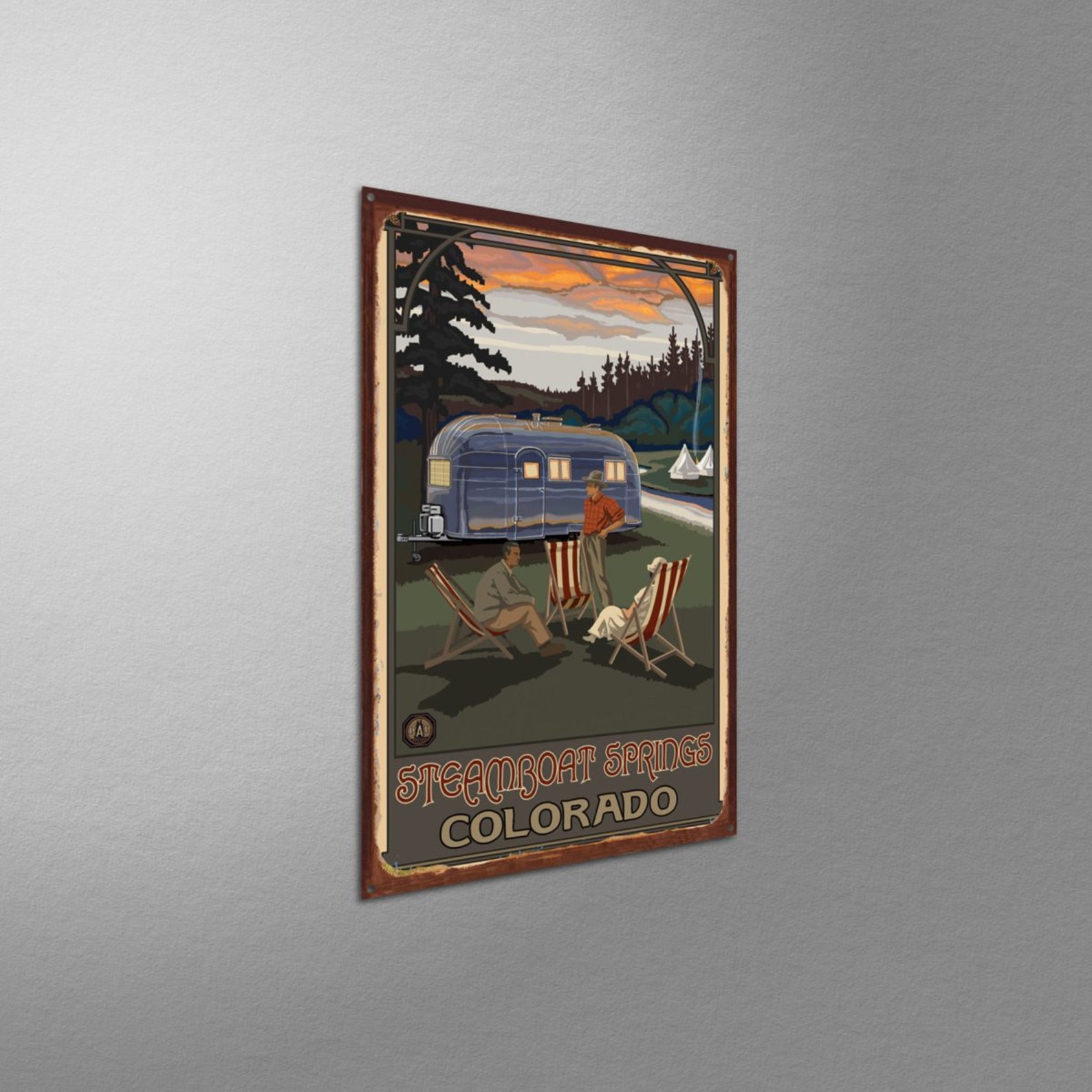 Steamboat Springs Colorado Giclee Art Print Poster from | Etsy