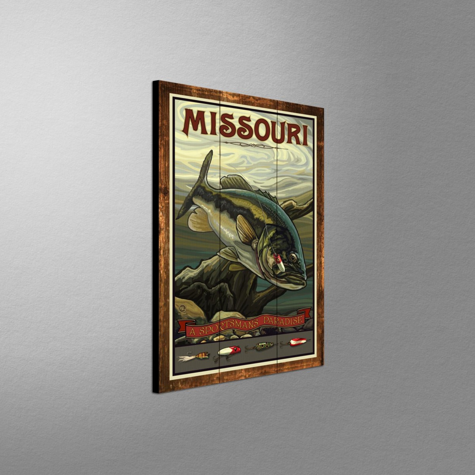 Missouri Giclee Art Print Poster From Travel Artwork by Artist - Etsy
