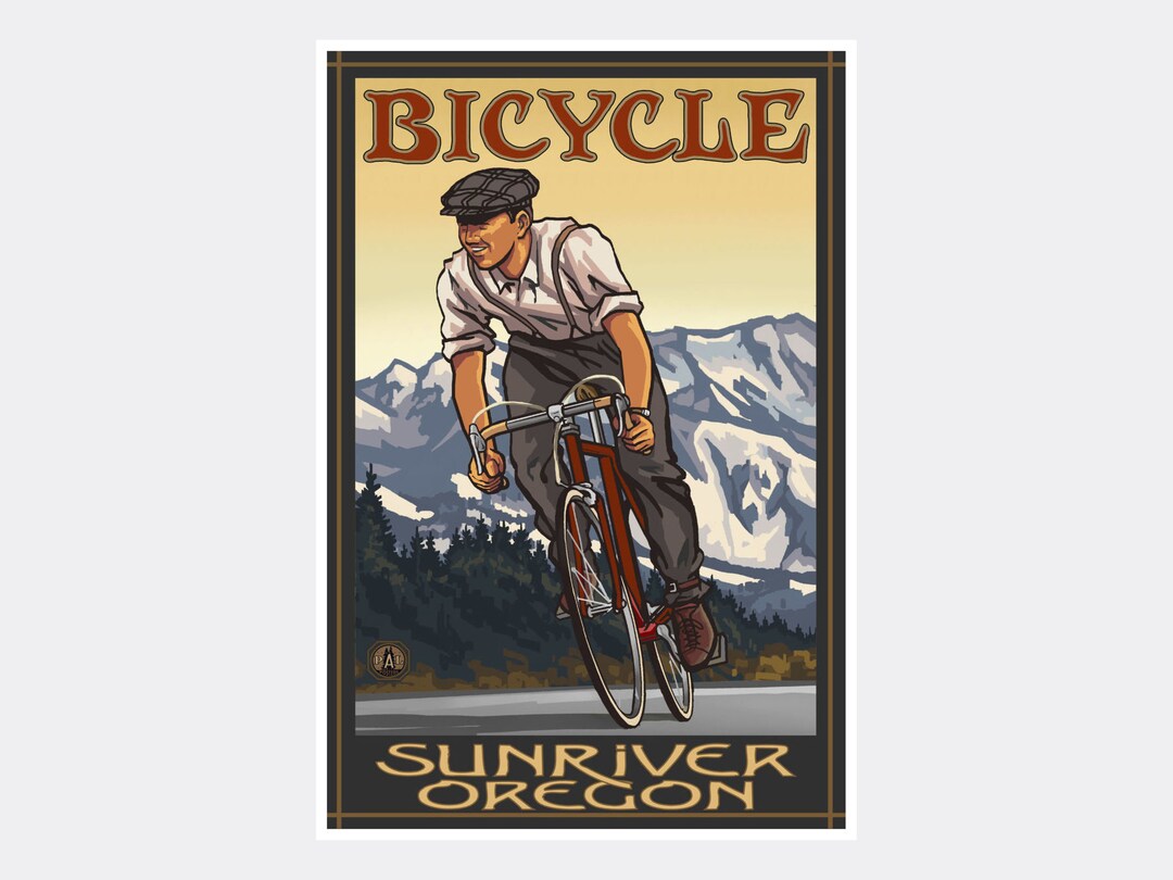 Sunriver Oregon Giclee Art Print Poster de Travel Artwork por el ...