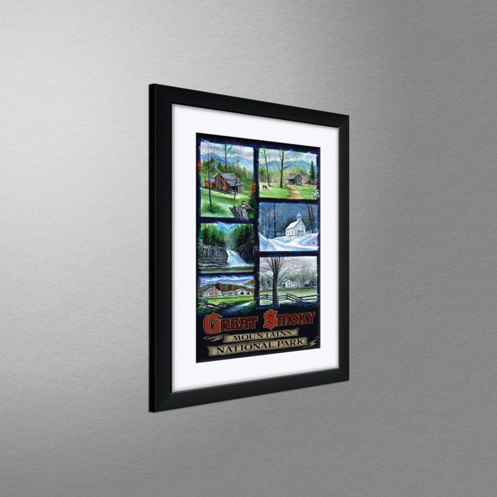 Cades Cove II Giclee Art Print Poster by Artist Randall Ogle - Etsy