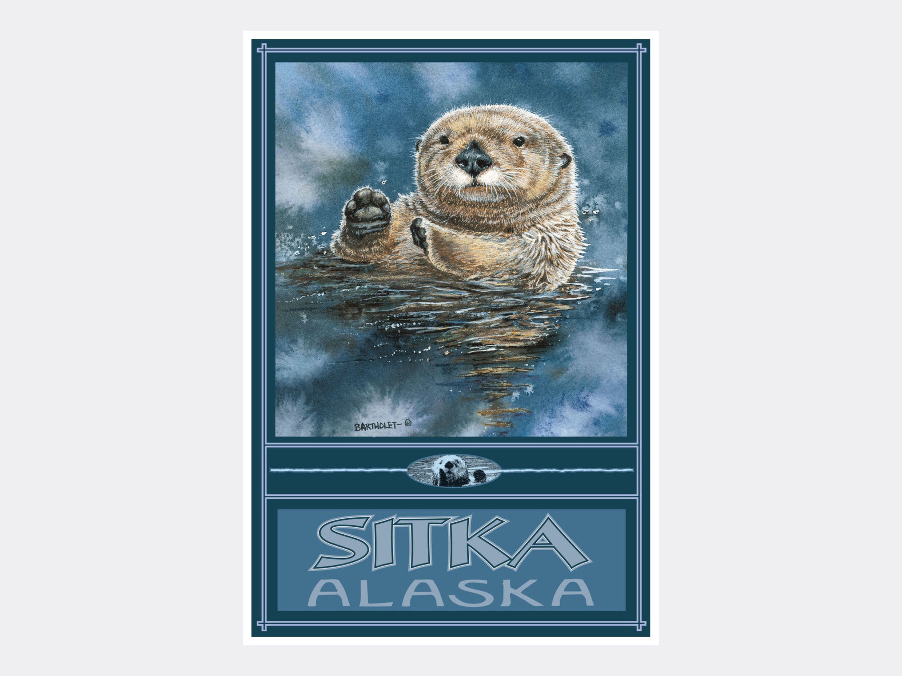 STR Sitka Alaska Giclee Art Print Poster from Original | Etsy