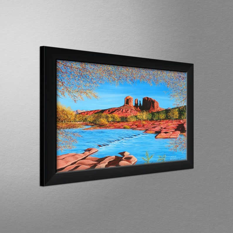 Cathedral Rock Sedona Arizona Giclee Art Print Poster From - Etsy