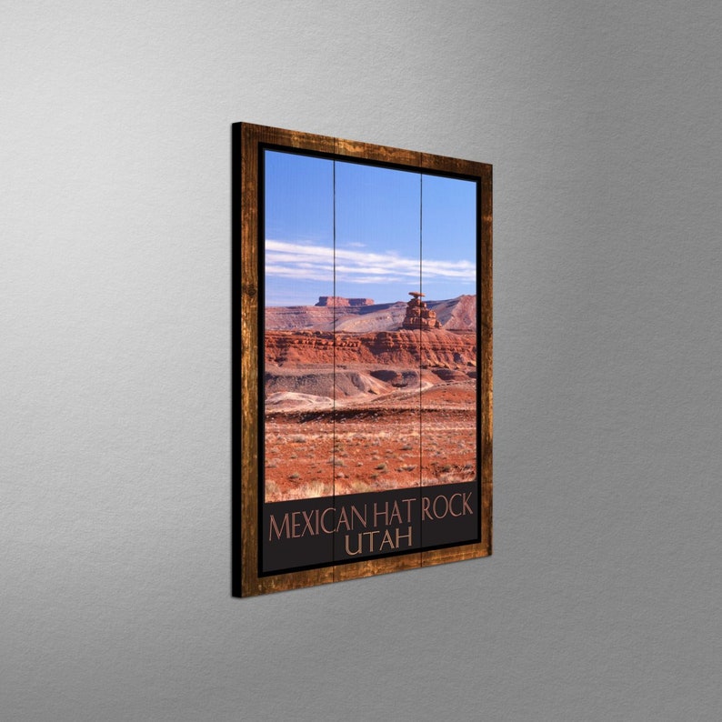 Mexican Hat Rock Utah Giclee Art Print Poster From Photograph by Artist ...