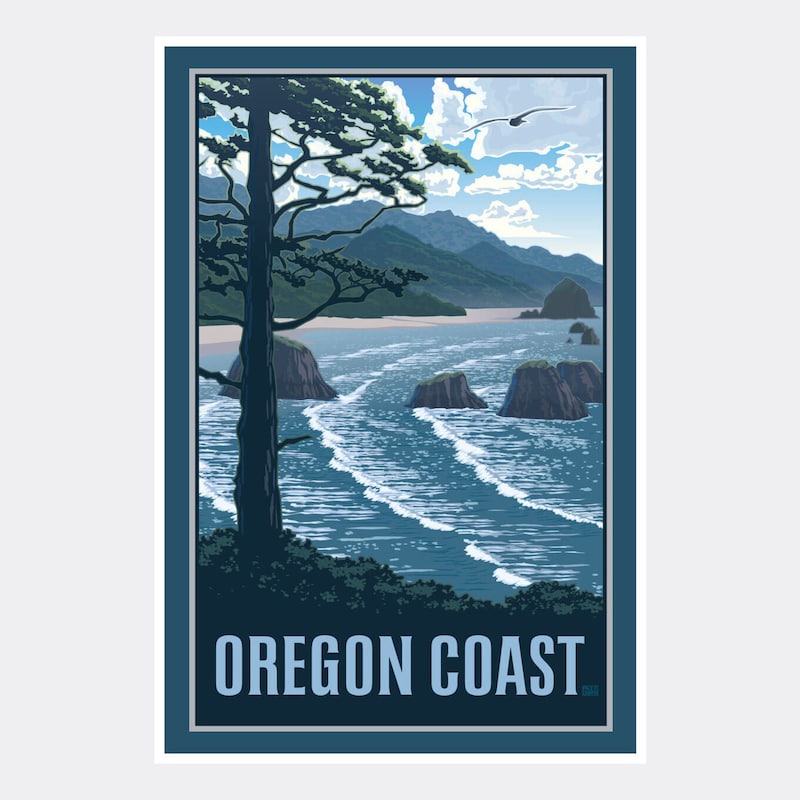 Oregon Coast Art - Etsy