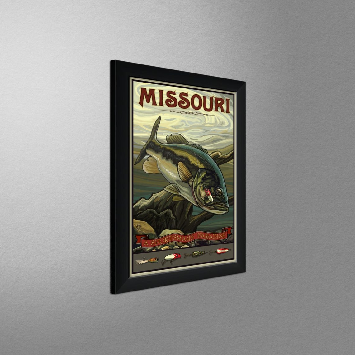 Missouri Giclee Art Print Poster From Travel Artwork by Artist Paul A ...
