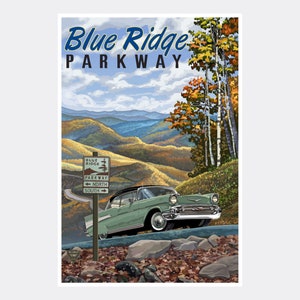 Blue Ridge Parkway Poster - Etsy