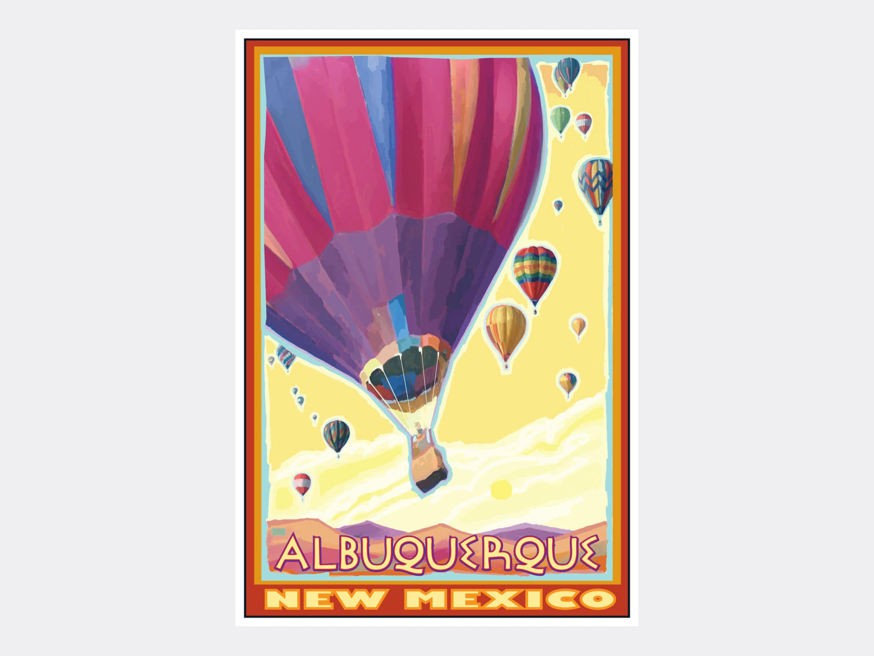 Hot Air Balloon Festival Poster