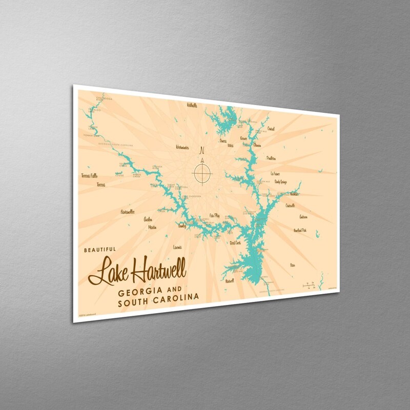 Lake Hartwell Svg - Etsy