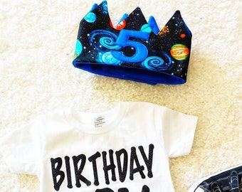 Space Birthday Hat | Etsy