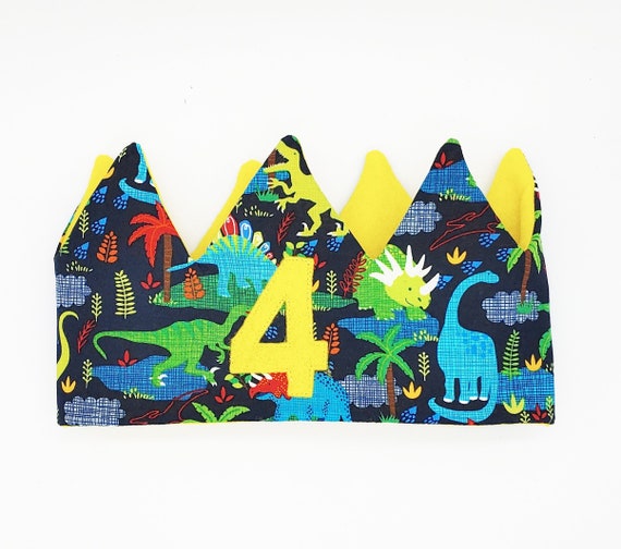 Dinosaur Crown/Dinosaur Birthday/ Adjustable Dinosaur Party Hat ...