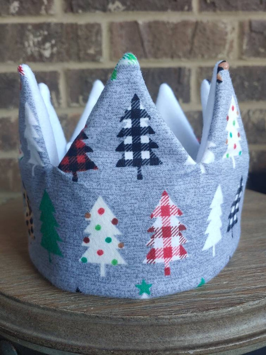 Handmade Christmas Tree Crown: Adjustable Holiday Party Hat - Etsy