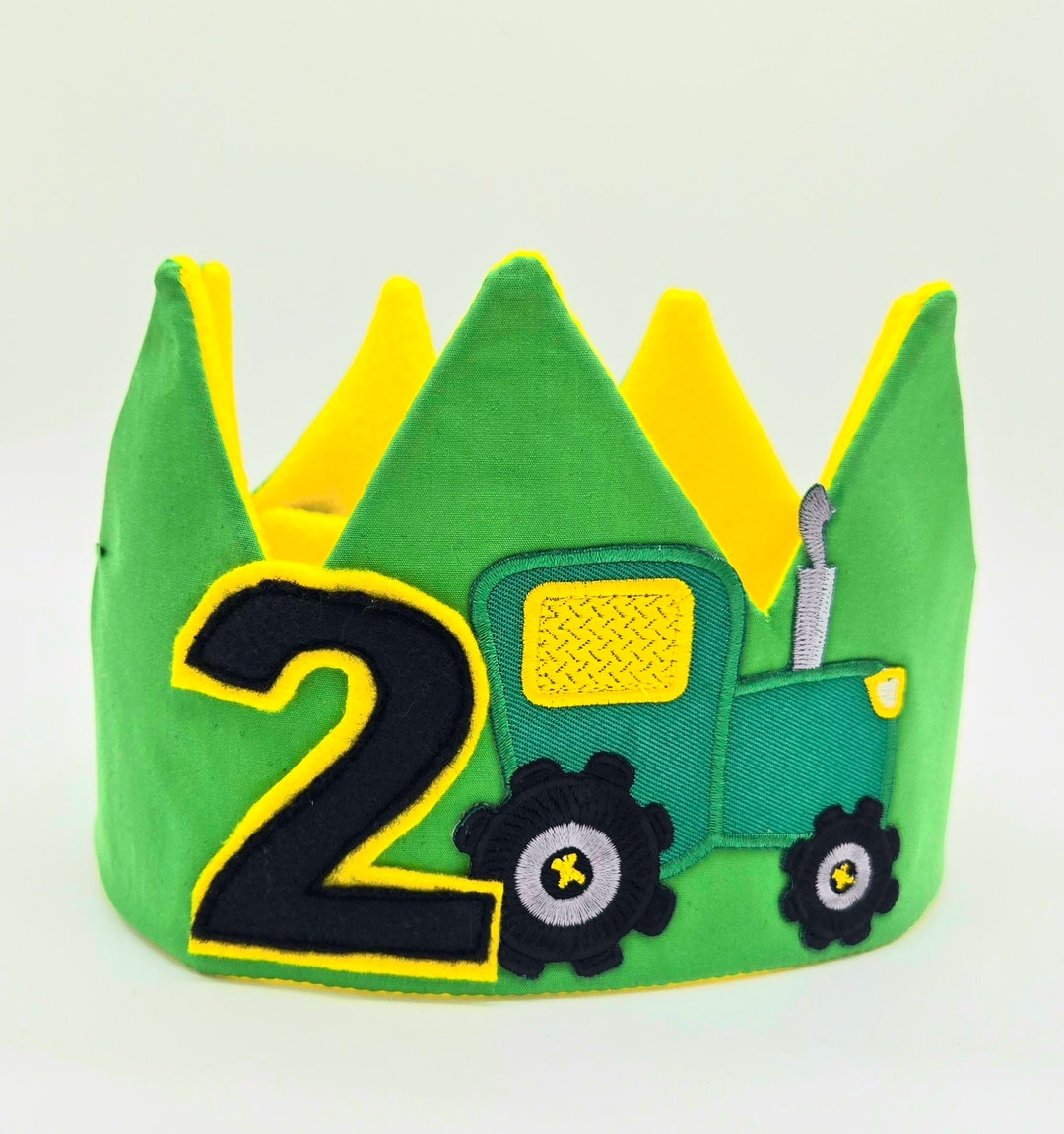 Tractor Birthday Crown | Farm Party Hat | Personalized Crown | Child ...