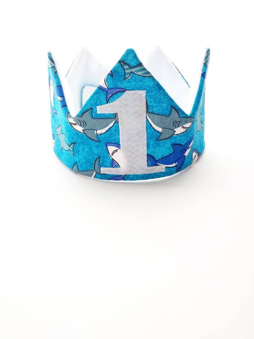Shark Crown / Shark Birthday / Birthday Crown / Ocean Theme Birthday ...