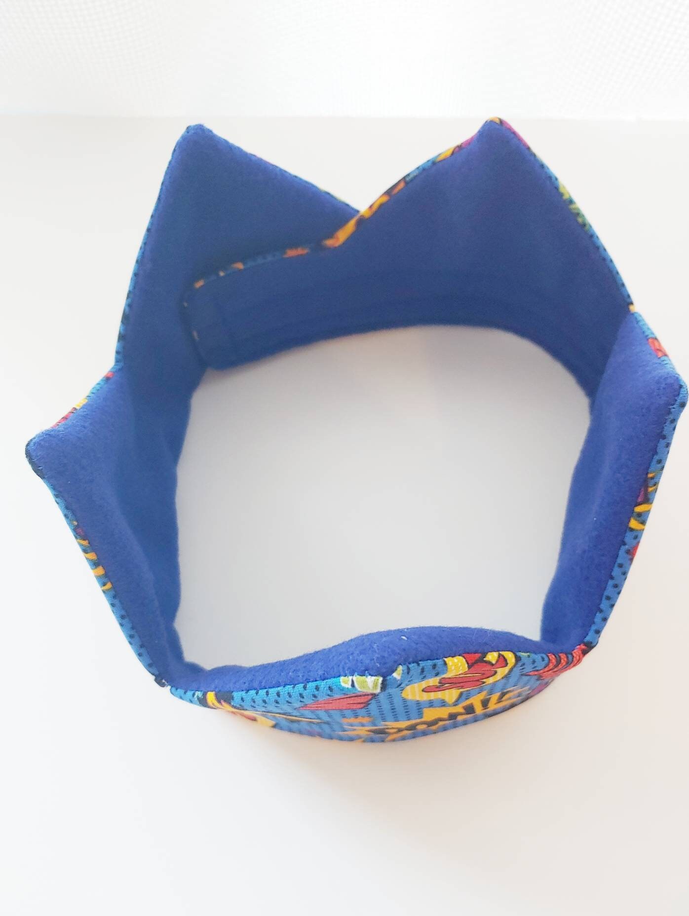 Handmade Superhero Birthday Crown: Personalized Fabric Party Hat - Etsy