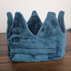 Personalized Velour Birthday Crown: Custom Colors, Reversible - Etsy