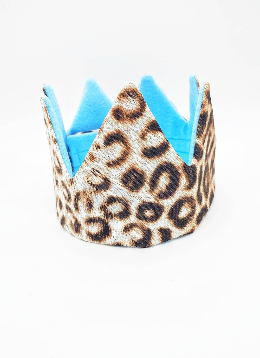 Animal Print Crown: Handmade Reversible Cotton Fabric Crown - Etsy