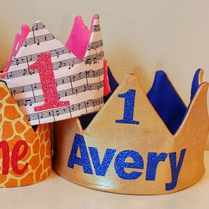 Personalized Gold Foil Crown: Custom Birthday Party Hat - Etsy