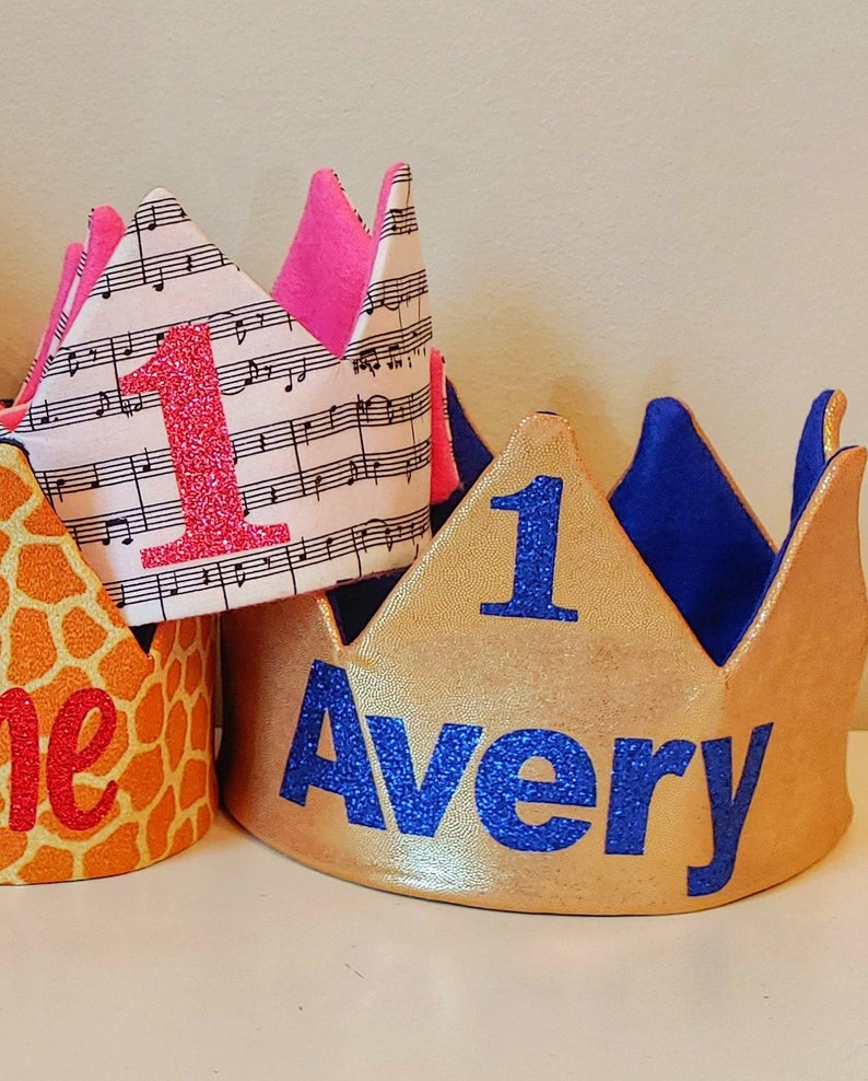 Personalized Gold Foil Crown: Custom Birthday Party Hat - Etsy