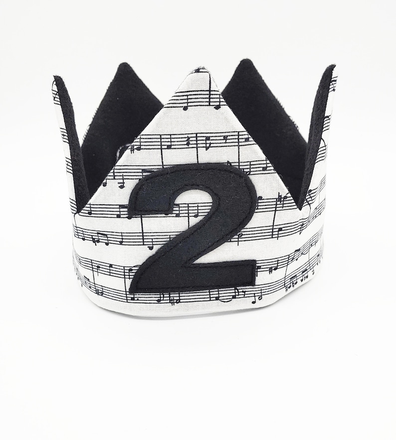 Music Birthday Crown Music Note Crown Music Birthday Hat - Etsy
