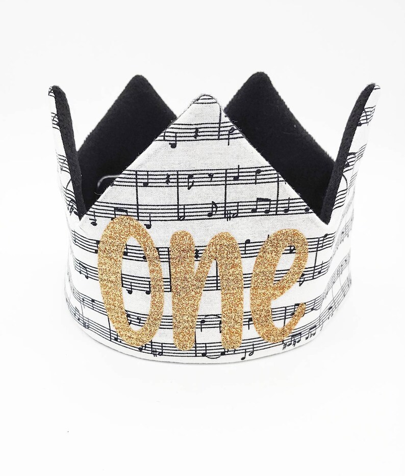 Music Birthday Crown Music Note Crown Music Birthday Hat - Etsy