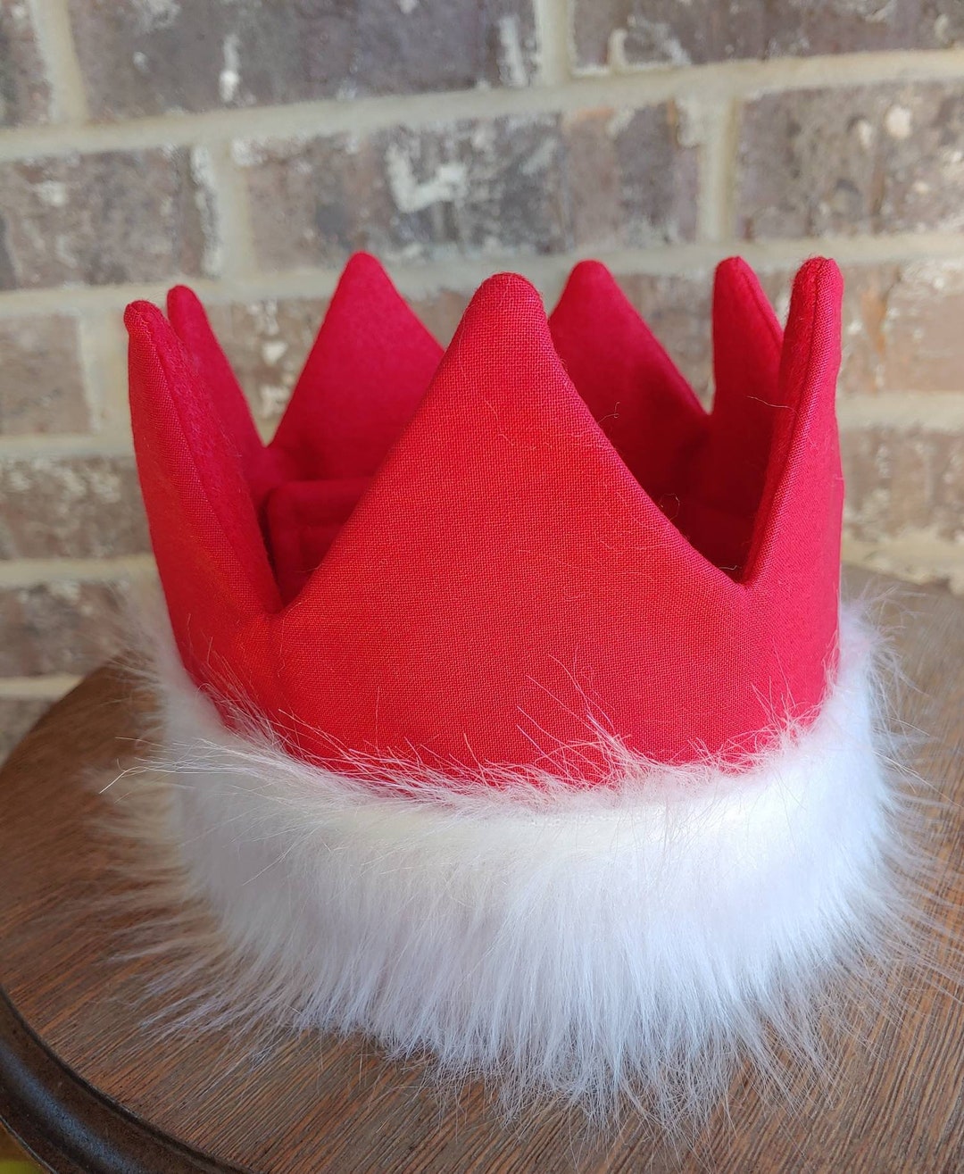 Handmade Christmas Crown: Faux Fur Santa Party Hat - Etsy