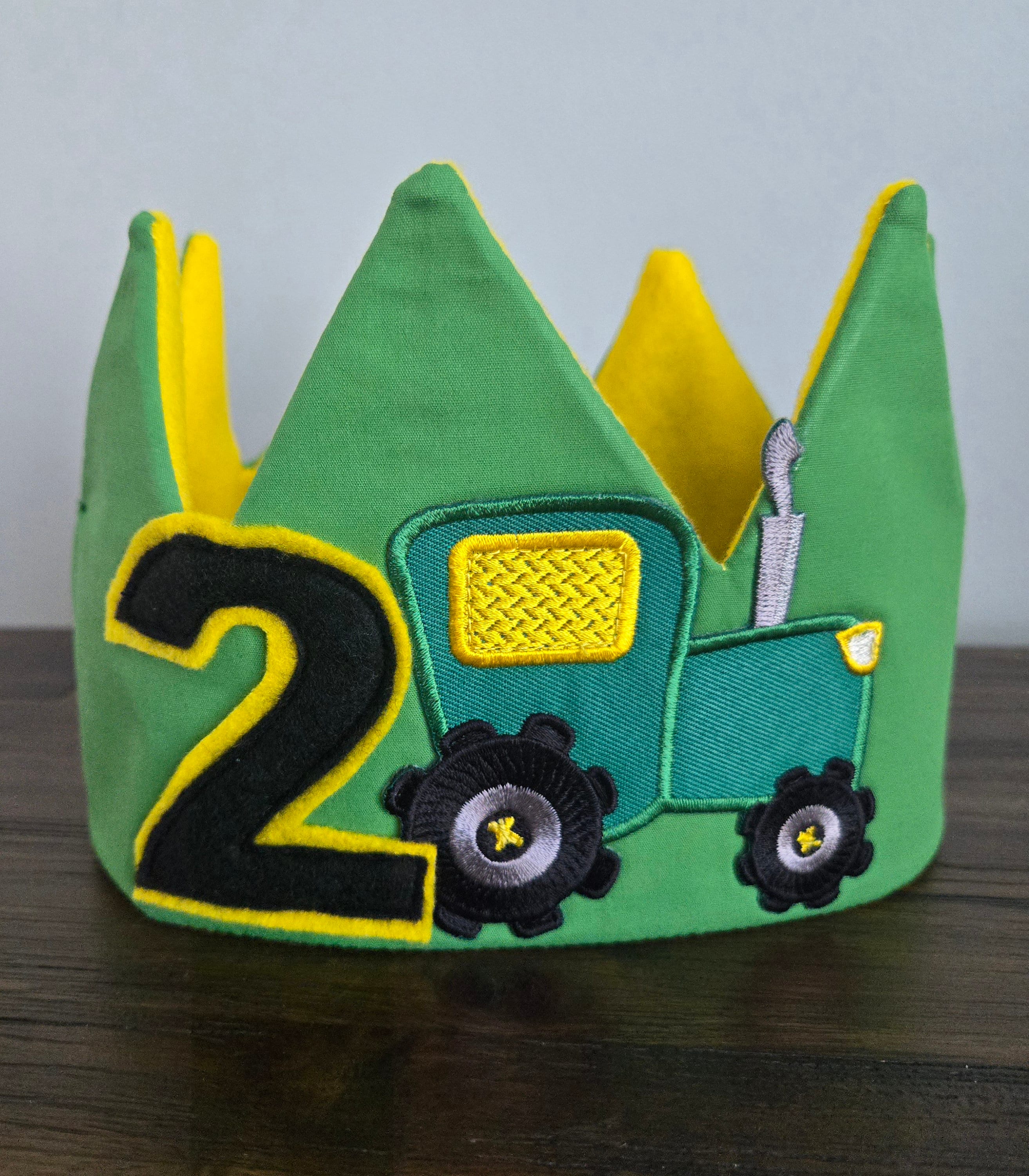 Tractor Birthday Crown | Farm Party Hat | Personalized Crown | Child ...