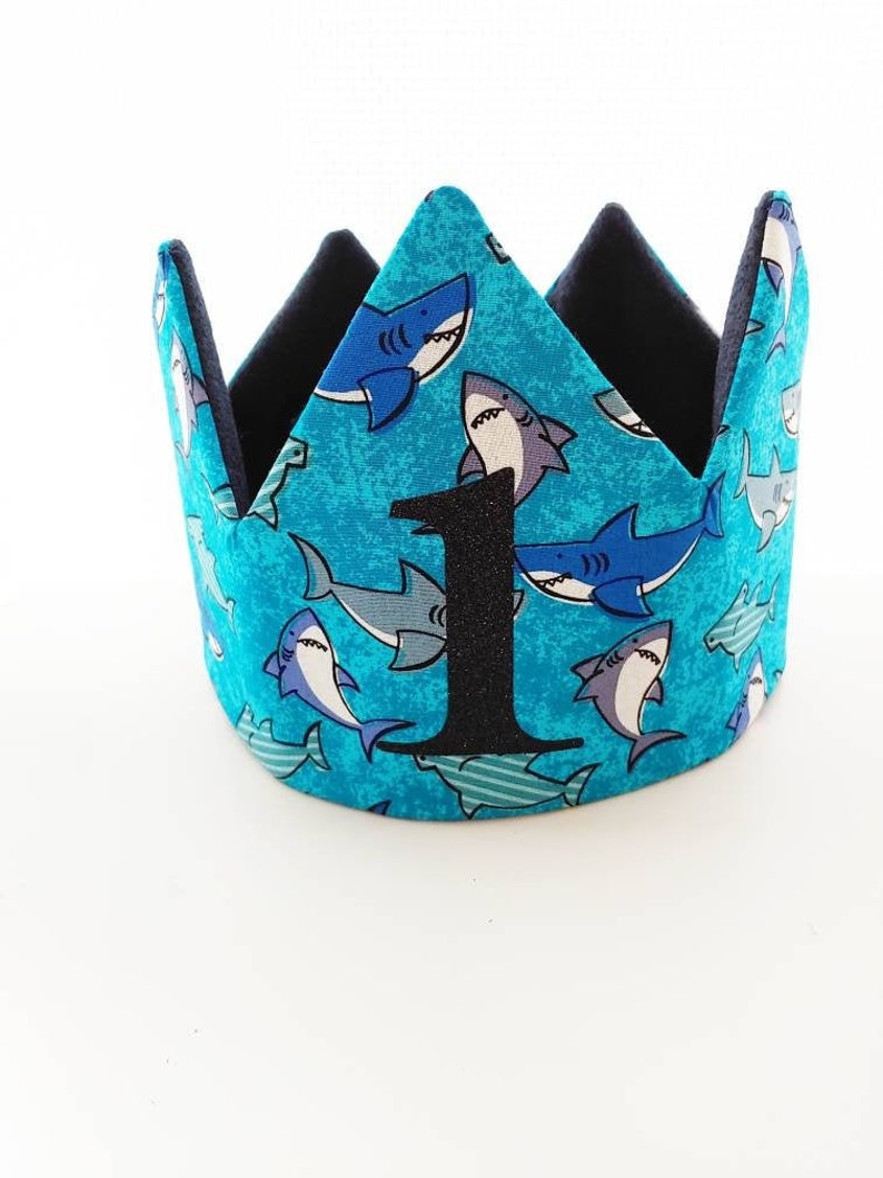 Shark Crown / Shark Birthday / Birthday Crown / Ocean theme | Etsy