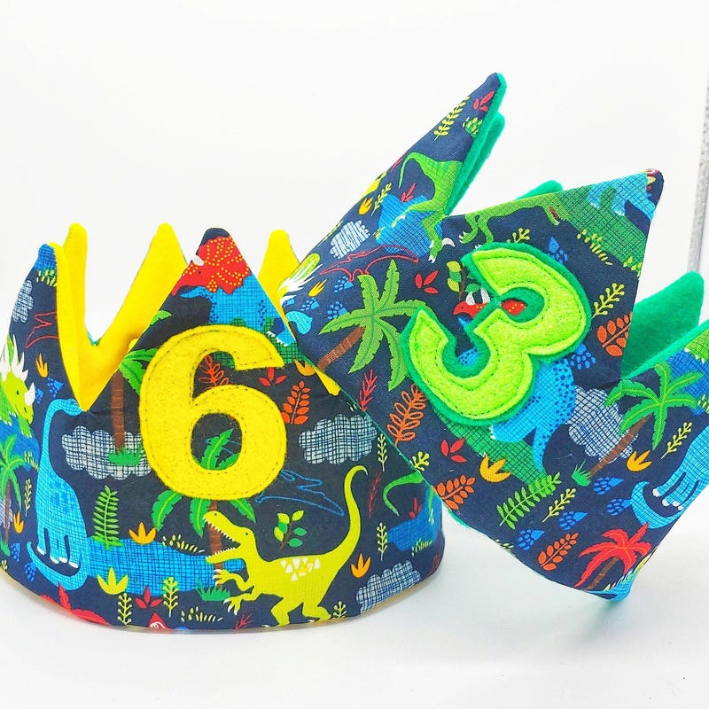 Dinosaur Crown - Etsy