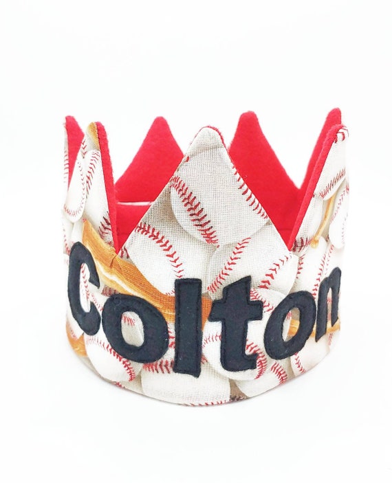 Birthday Crown | Baseball Birthday Crown | Boy Birthday Hat | Custom ...