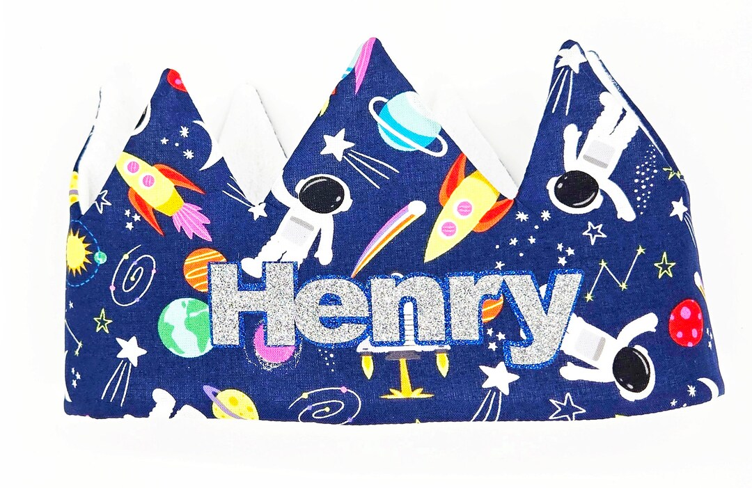 Astronaut Birthday Crown | Space Birthday Hat | Crowns for Children ...
