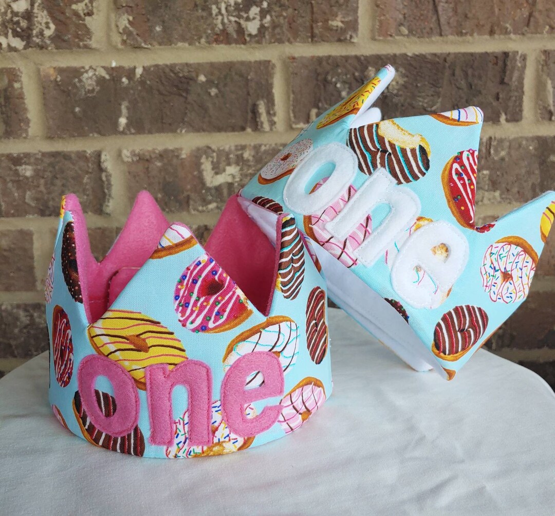 Donut Birthday/ Donut Party Crown/party Hat/first Birthday/ Donut Theme ...