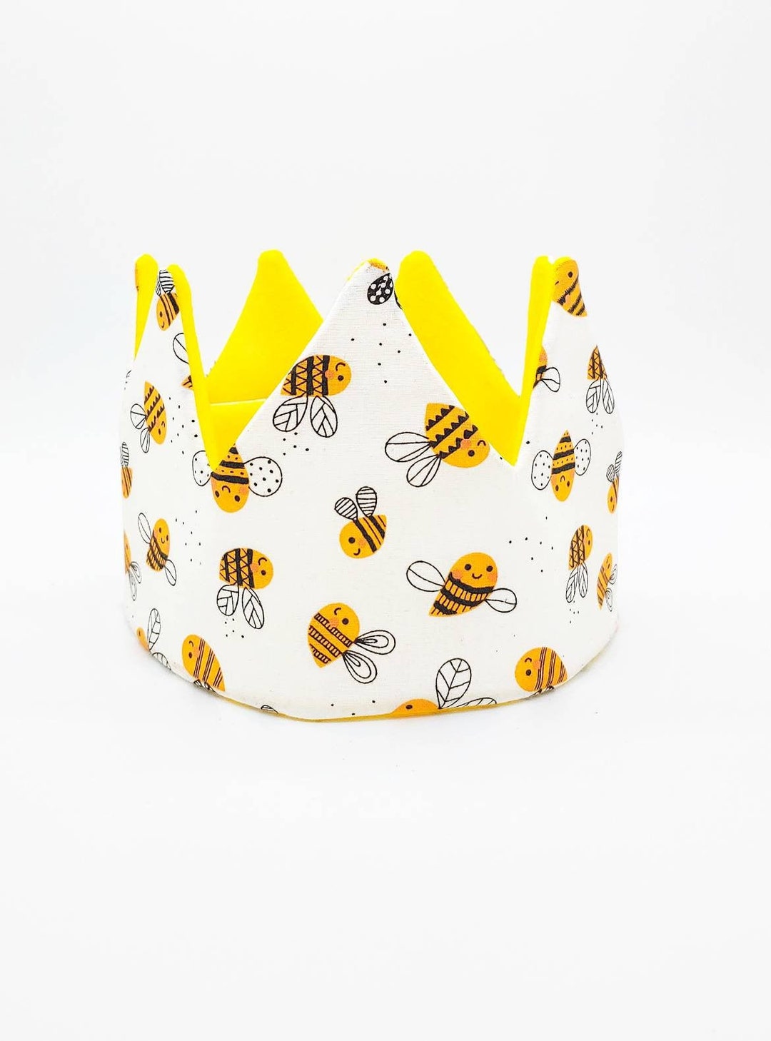 Bumble Bee Birthday Crown: Custom Cotton Felt, Reversible - Etsy