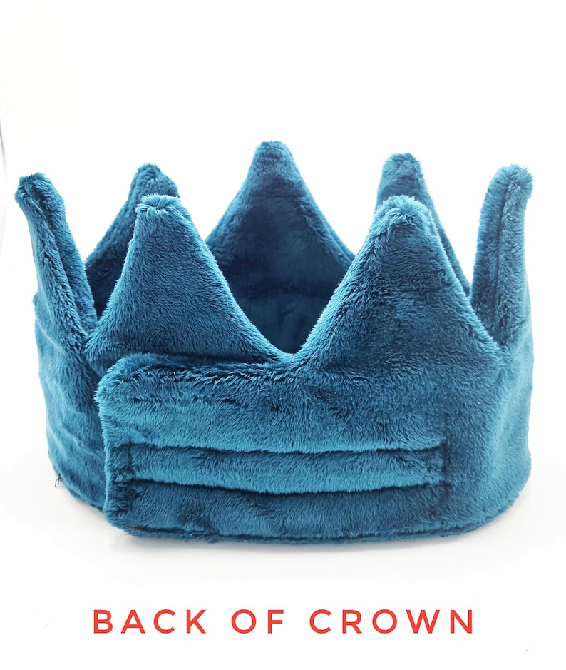 Personalized Velour Birthday Crown: Custom Colors, Reversible - Etsy